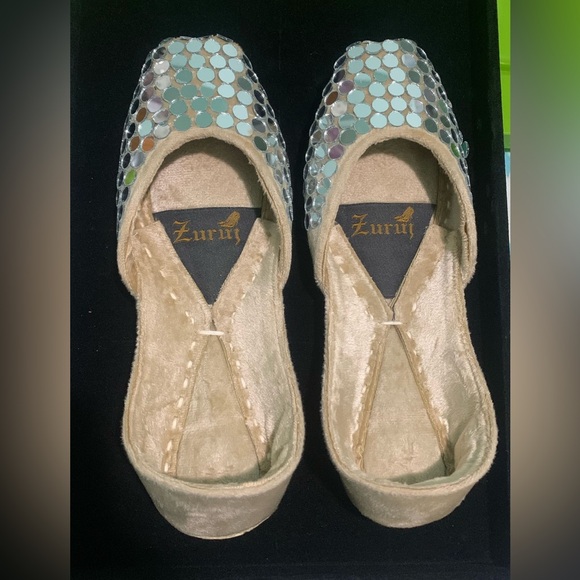 Shoes | Pakistaniindian Traditional Khusa With Mirror Work | Poshmark